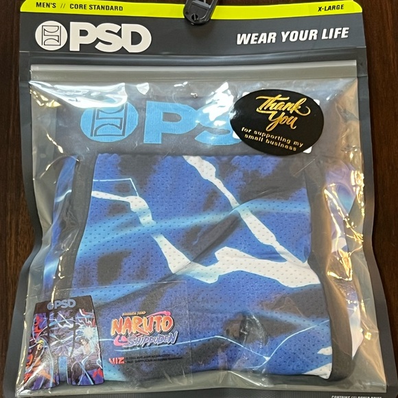 PSD | Underwear & Socks | Nwt Sealed Psd Underwear Boxer Briefs Naruto ...